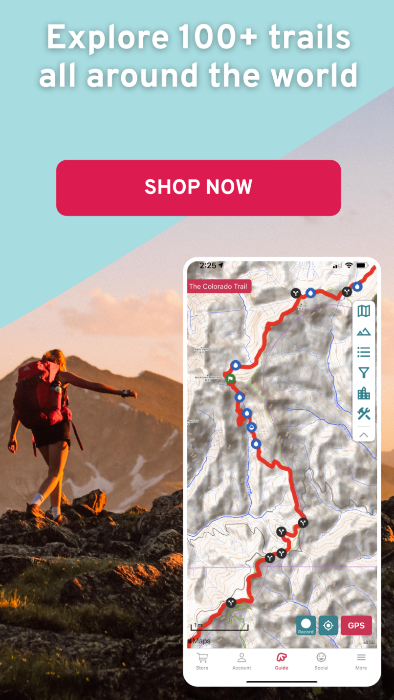 New England Trail Hiking Map - FarOut